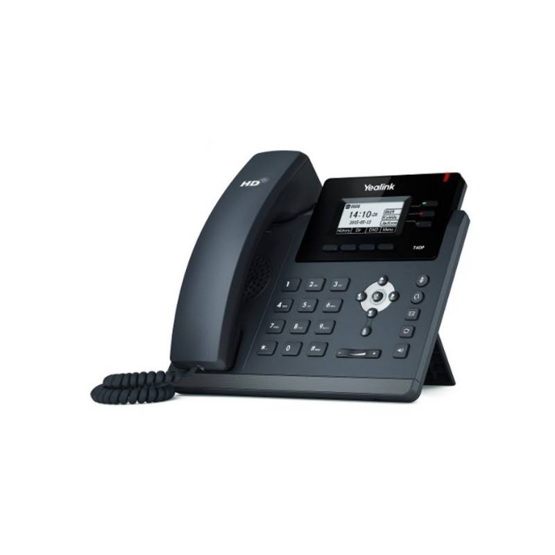 Yealink SIP-T40P โทรศัพท์แบบ IP (IP-Phone) จอ LCD รองรับ 3 SIP Account ...