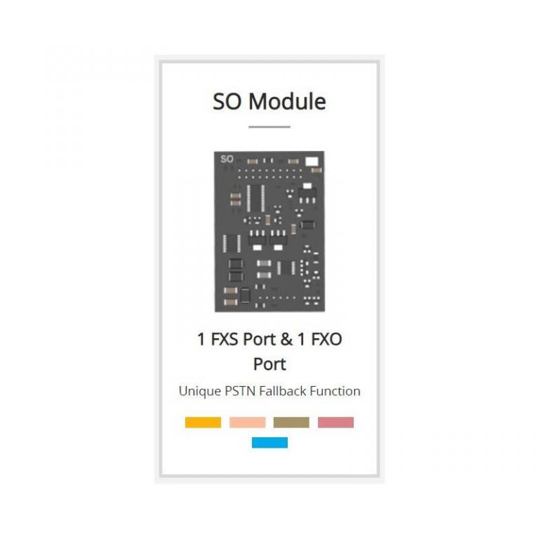 Yeastar SO Module (1 FXS + 1 FXO Port) สำหรับเชื่อมต่อกับโทรศัพท์ PSTN ...
